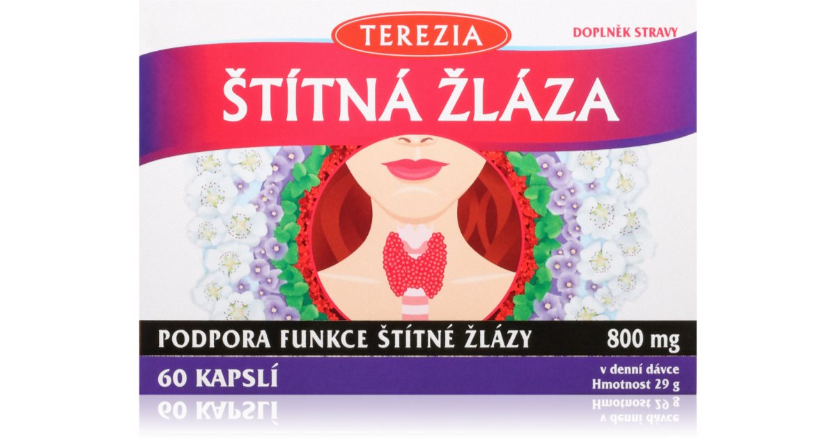 Terezia Štítna žľaza Štítná žláza kapsuly pre správnu funkciu štítnej ...