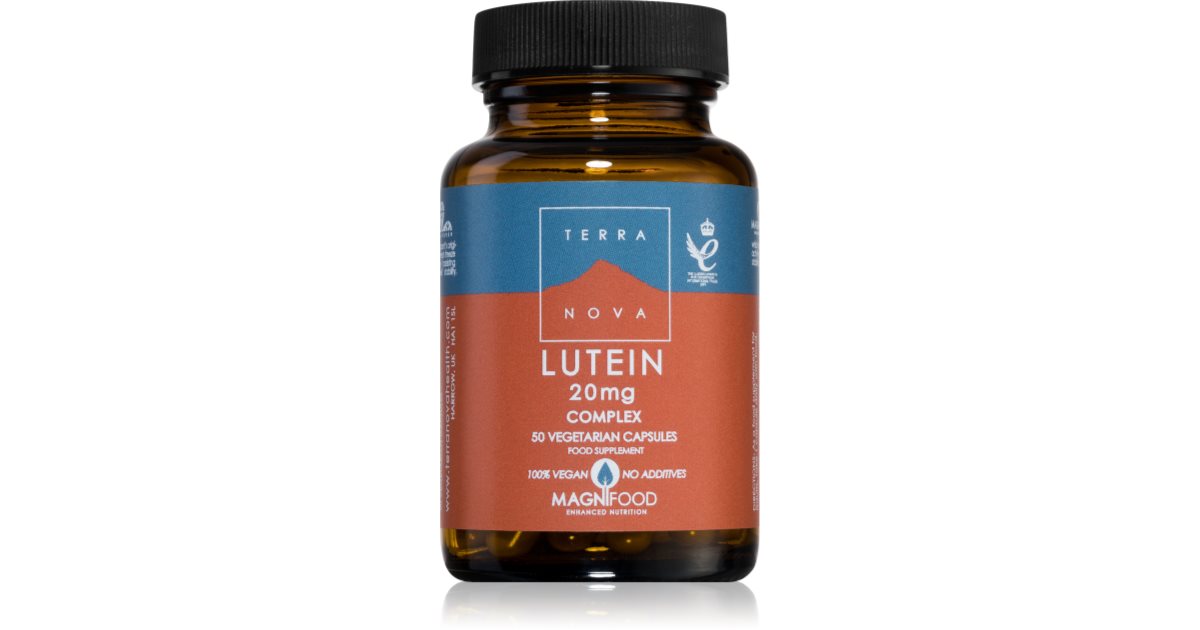 Terranova Health Lutein complex 20 mg kapsle pro posílení očí | notino.cz
