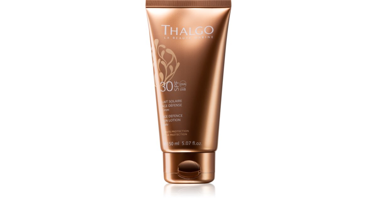 Thalgo Age Defence Sun Lotion spray solaire corps effet rajeunissant ...