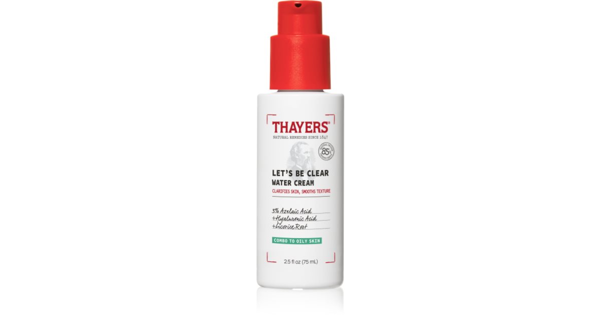 Thayers Let’s Be Clear Water Cream moisturising face cream | notino.co.uk