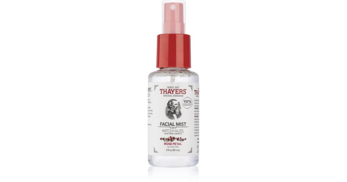 Thayers Mini Rose Petal Facial Mist Toner spray tonificante per il viso ...