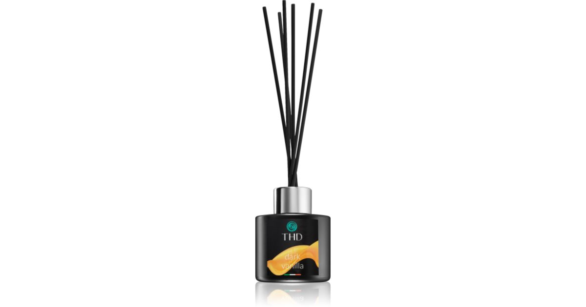 THD Luxury Black Collection Dark Vanilla aroma diffuser with filling ...