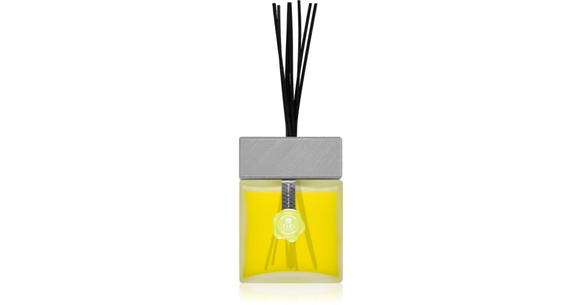 THD Cube Leather & Cedar aroma diffuser with refill | notino.co.uk