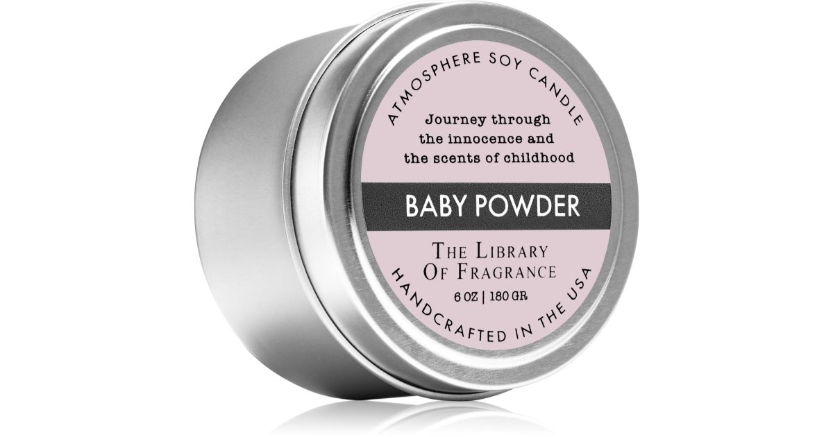 The Library of Fragrance Baby Powder scented candle | notino.ie