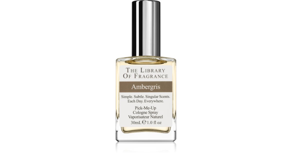 The Library of Fragrance Ambergris eau de cologne unisex | notino.co.uk