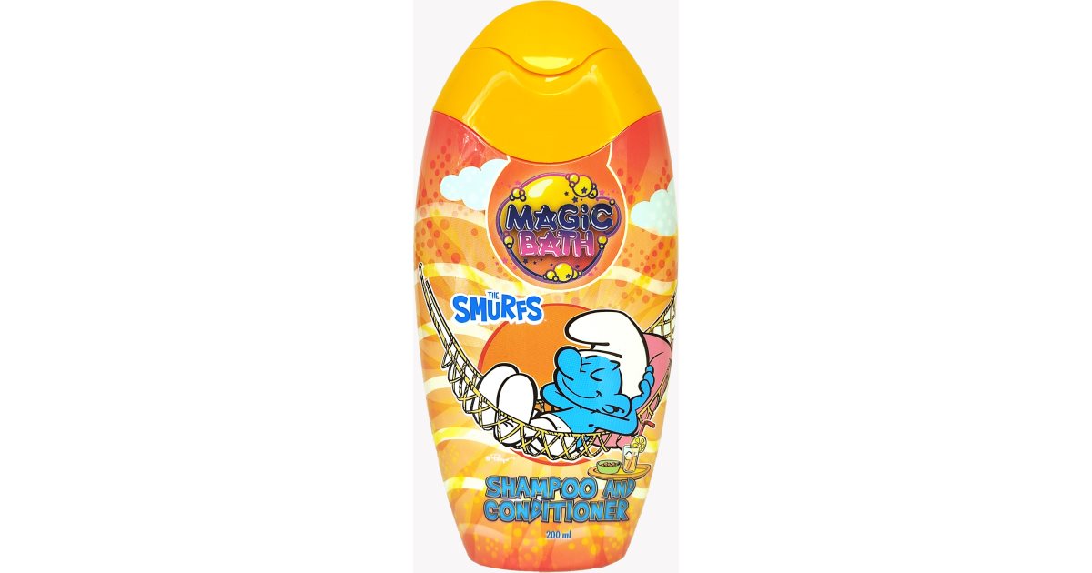 The Smurfs Magic Bath Shampoo & Conditioner Shampoo mit Conditioner für ...
