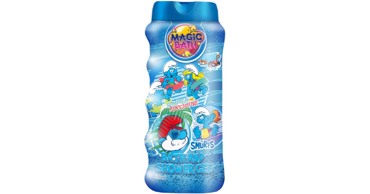The Smurfs Magic Bath Bath & Shower Gel gel bain et douche pour enfant ...