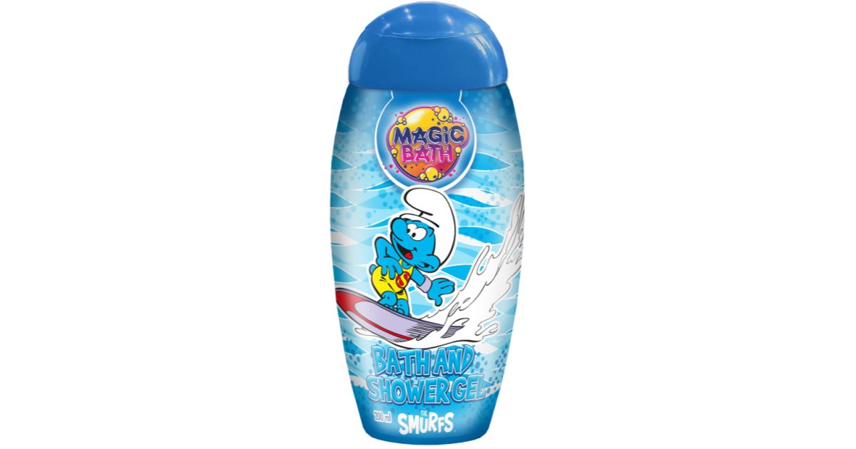 The Smurfs Magic Bath Bath & Shower Gel Duši- ja vannigeel lastele ...