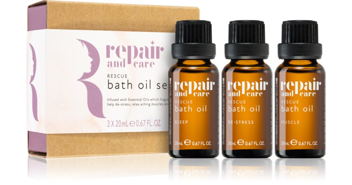The Somerset Toiletry Co. Repair and Care Rescue Bath Oil Set set of ...