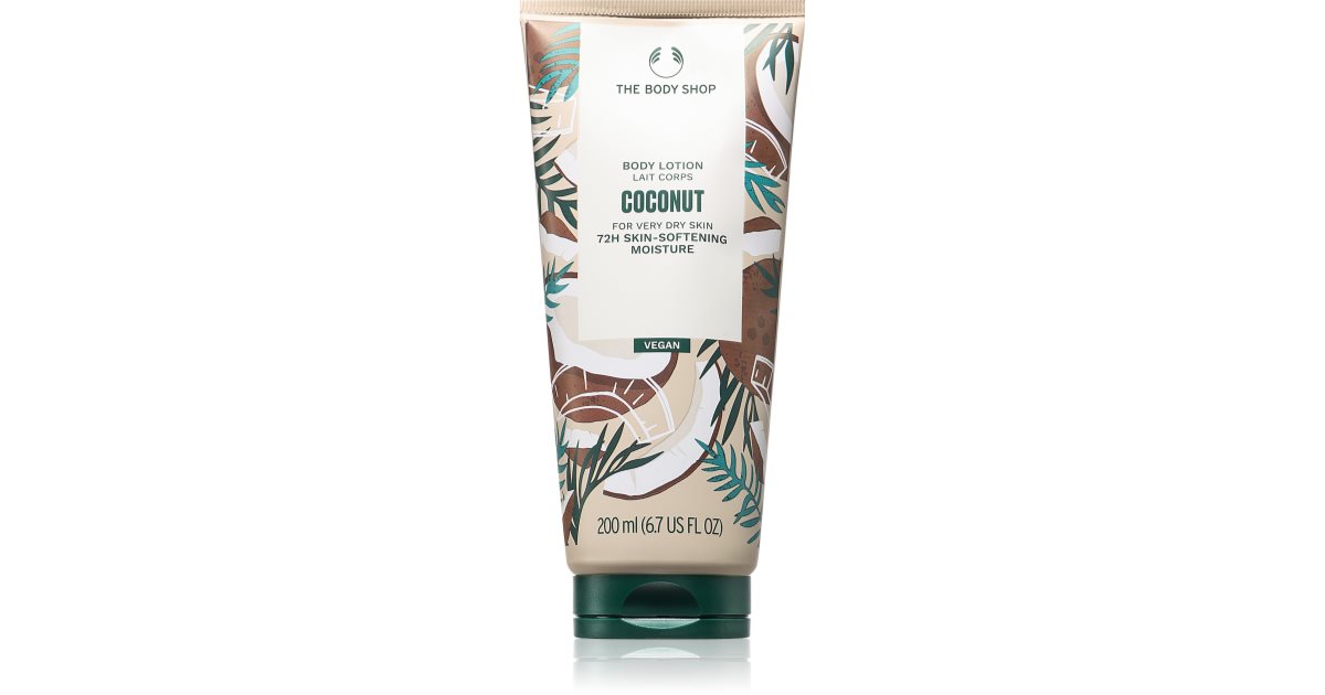 The Body Shop Coconut Body Lotion lait corporel à la noix de coco ...
