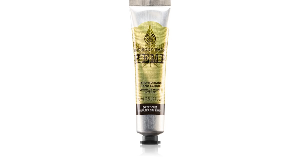 The Body Shop Hemp Hand Scrub exfoliant hydratant mains | notino.be