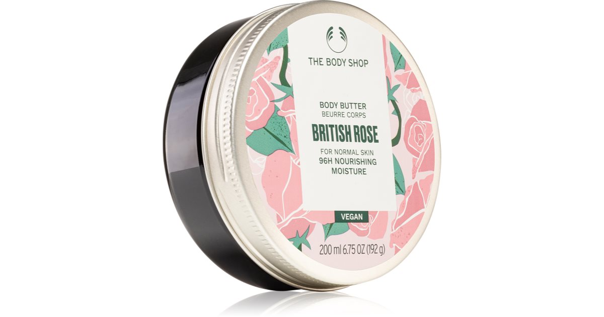 The Body Shop British Rose Body Butter manteca corporal con olor a rosa ...