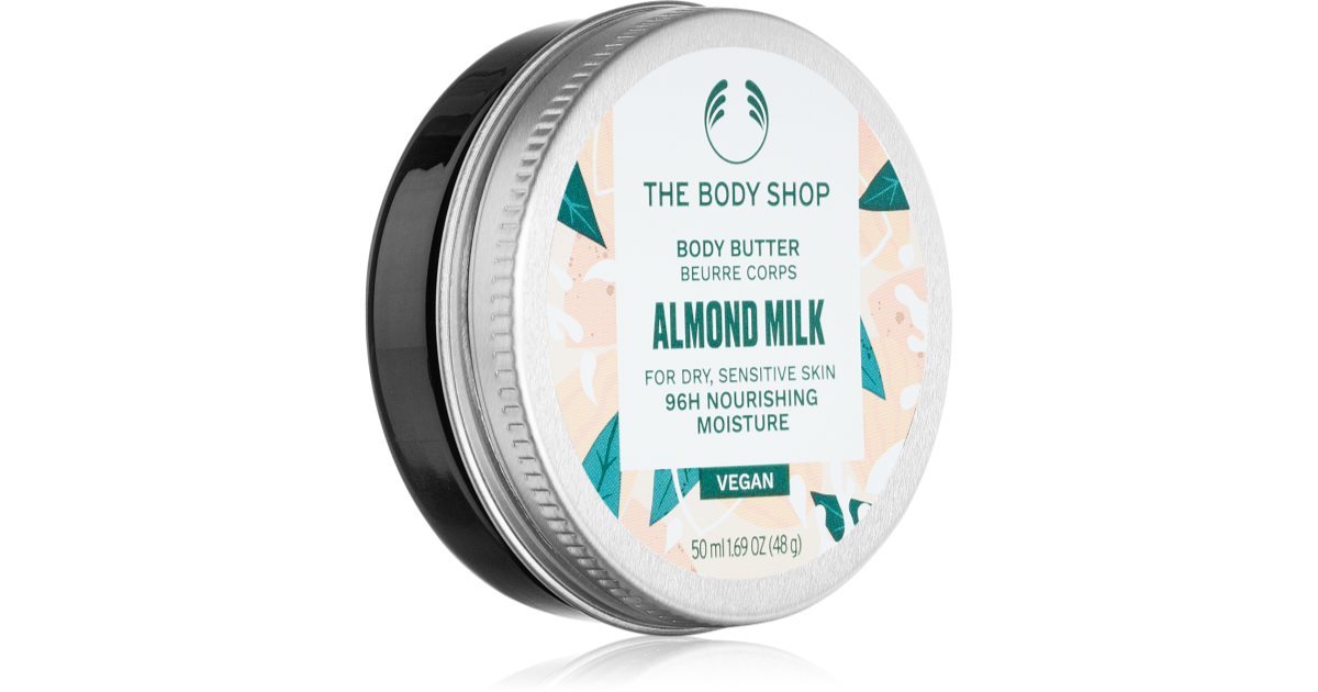 The Body Shop Almond Milk Body Butter beurre corporel effet nourrissant ...