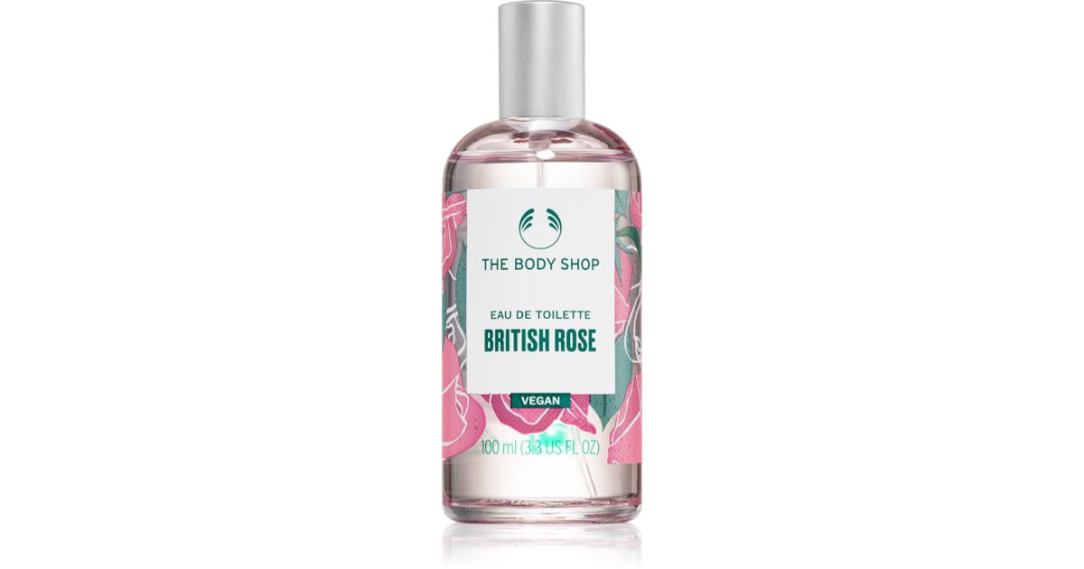 The Body Shop British Rose EDT Eau de Toilette with floral fragrance ...