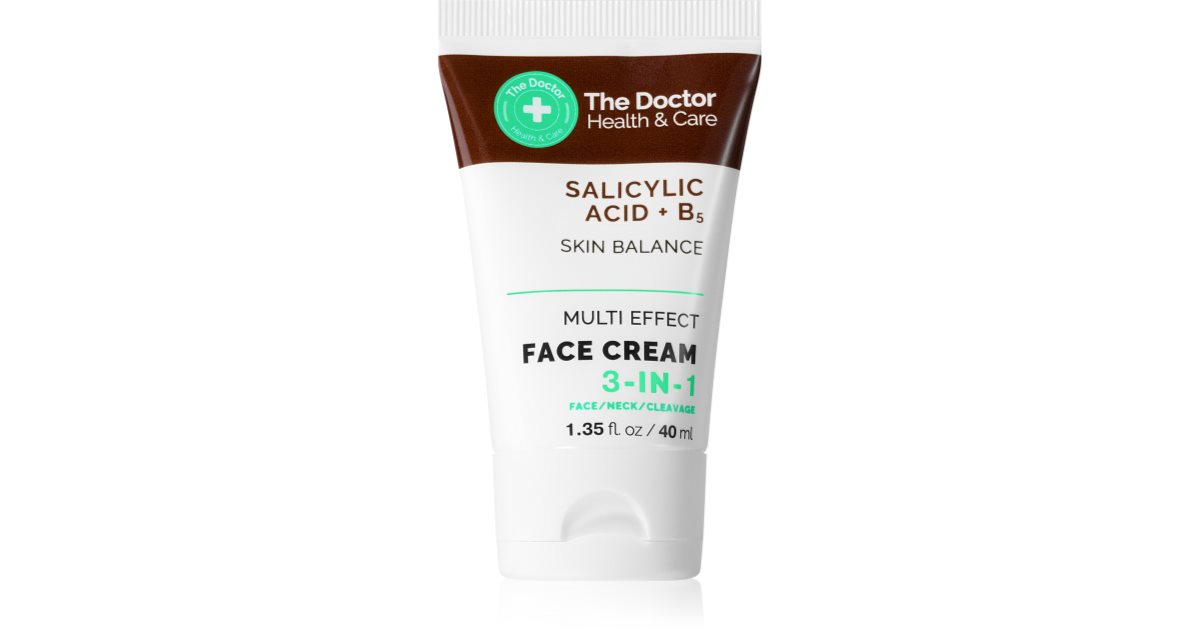 The Doctor Salicylic Acid + B5 Skin Balance face cream with salicylic ...
