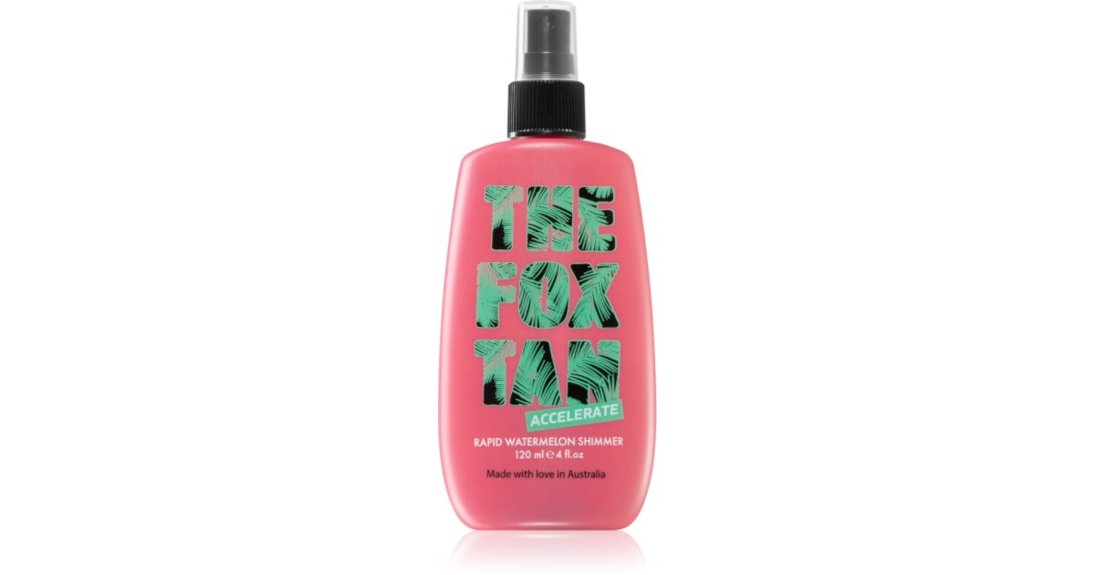 The Fox Tan Rapid Watermelon spray corporel qui accélère le bronzage ...