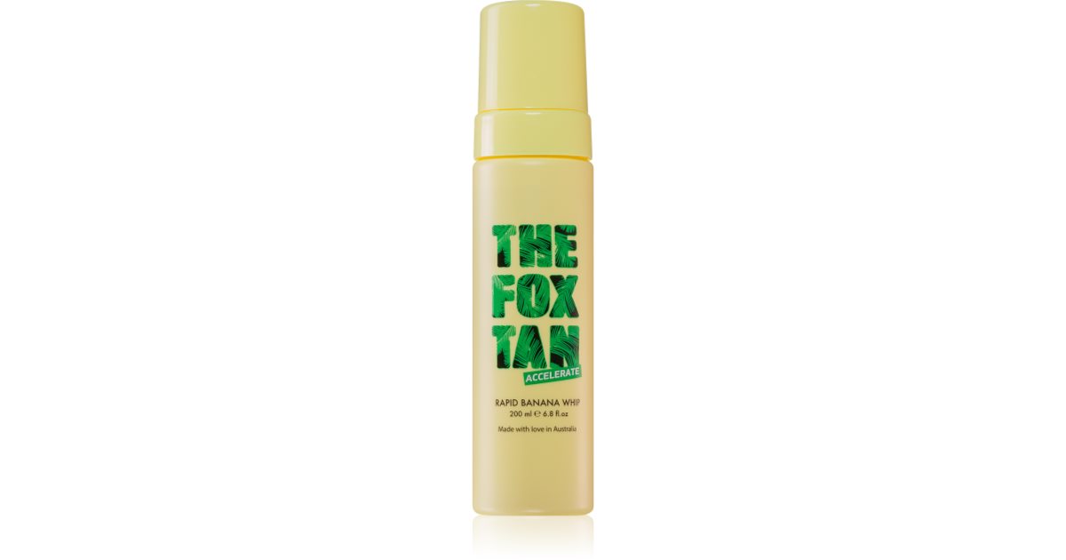 The Fox Tan Rapid Banana Whip Face & Body Tan Accelerator without SPF ...