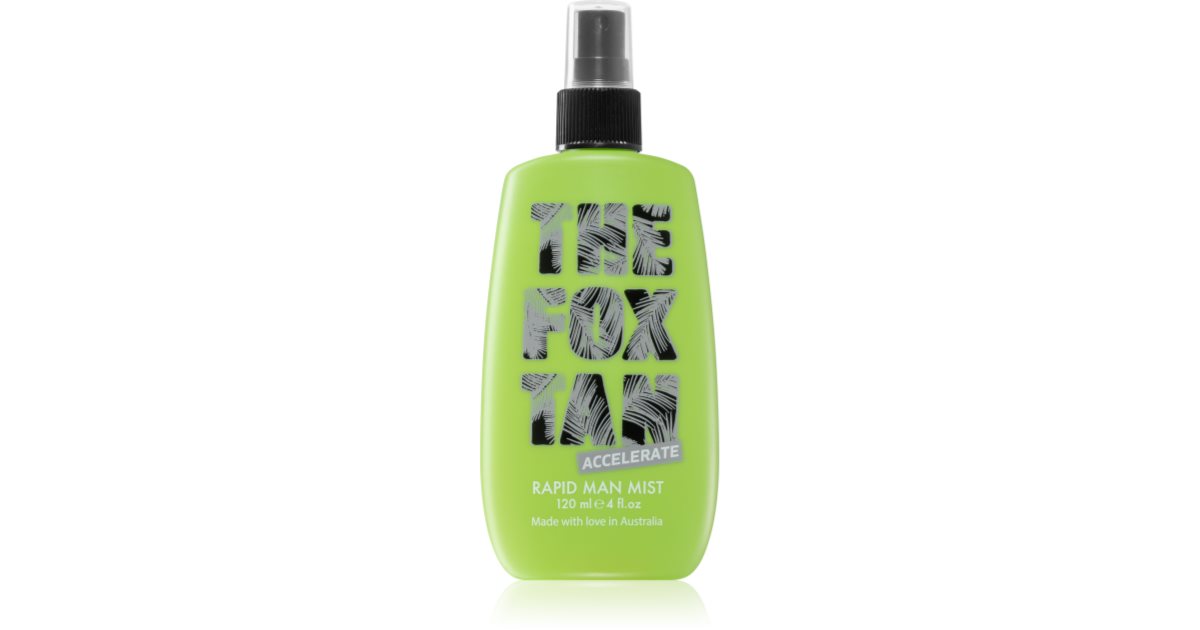 The Fox Tan Rapid Man Refreshing Body Spray to accelerate tanning ...