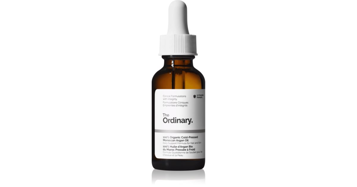 The Ordinary 100% Organic Cold Pressed Moroccan Argan Oil óleo de argão ...