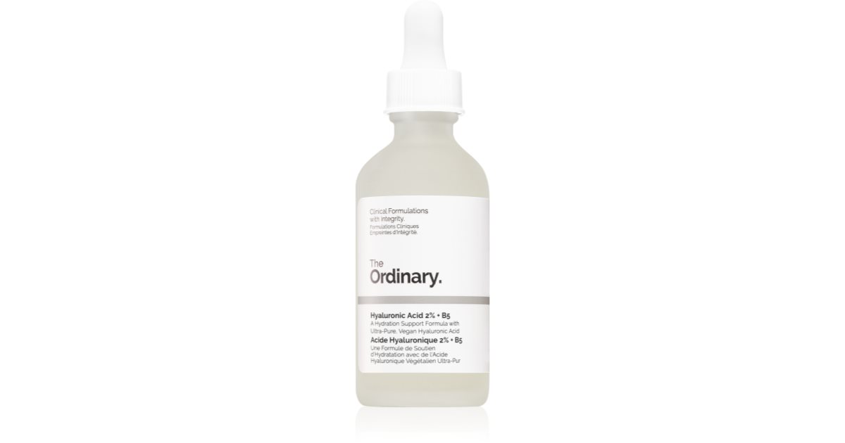 The Ordinary Hyaluronic Acid 2% + B5 soin hydratant à l'acide ...