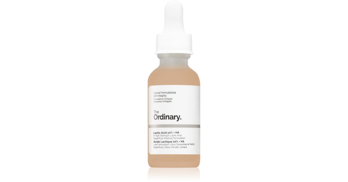 The Ordinary Lactic Acid 10% + HA Smoothing Exfoliating Serum | notino.ie