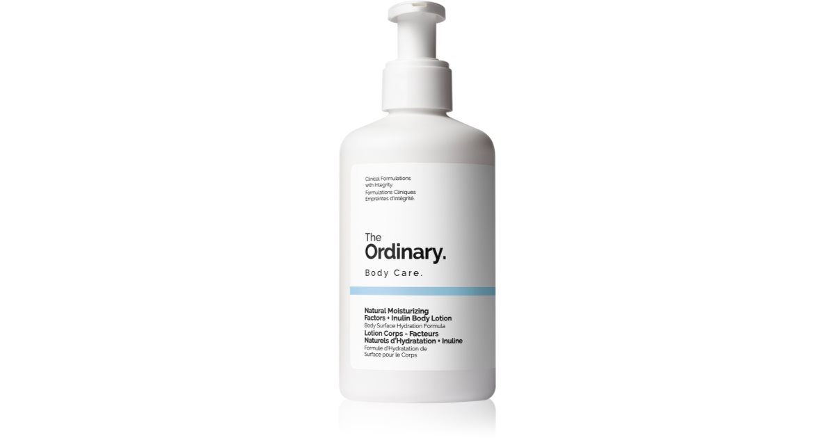 The Ordinary Natural Moisturizing Factors + Inulin Body Lotion latte ...