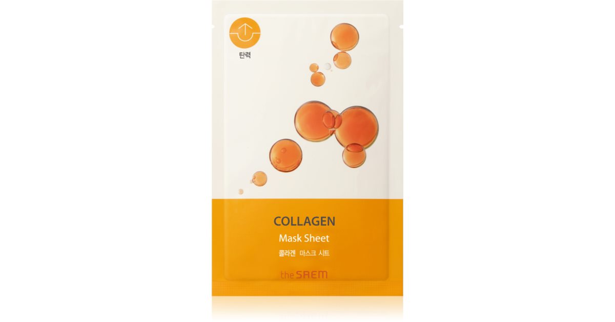 The Saem Bio Solution Collagen intense tightening and brightening sheet ...