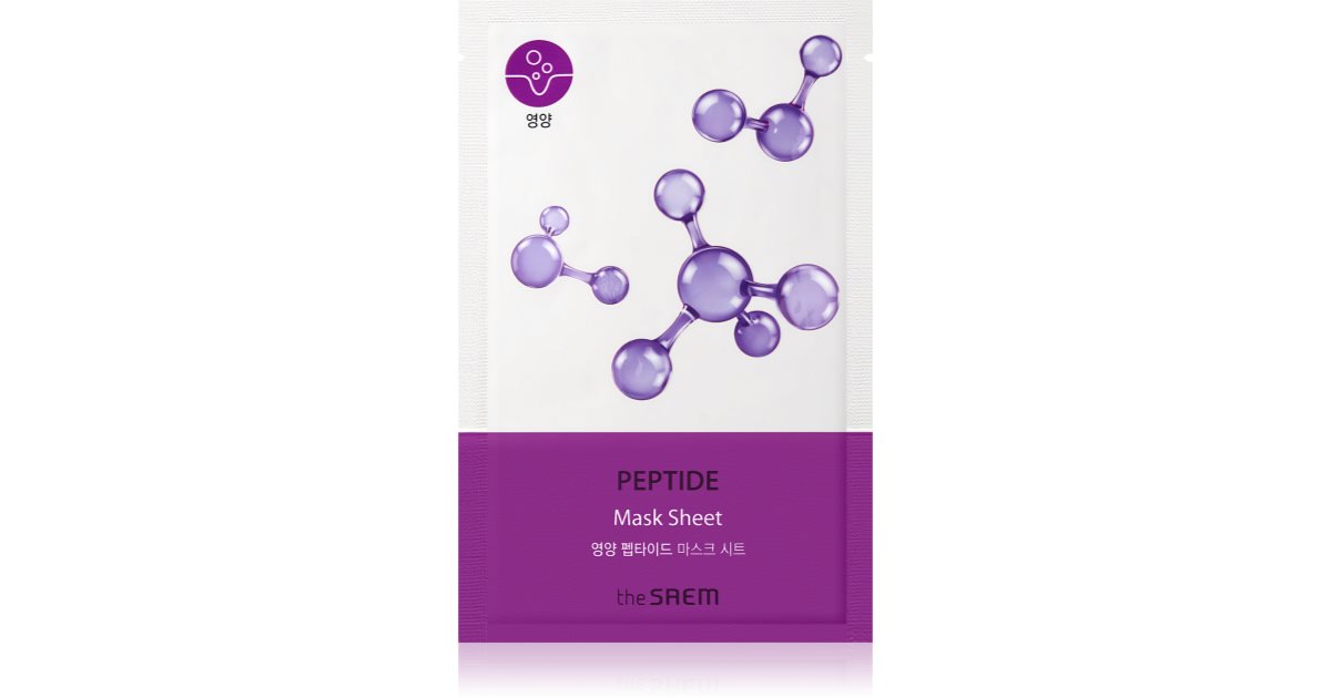 The Saem Bio Solution Peptide intense tightening and brightening sheet ...