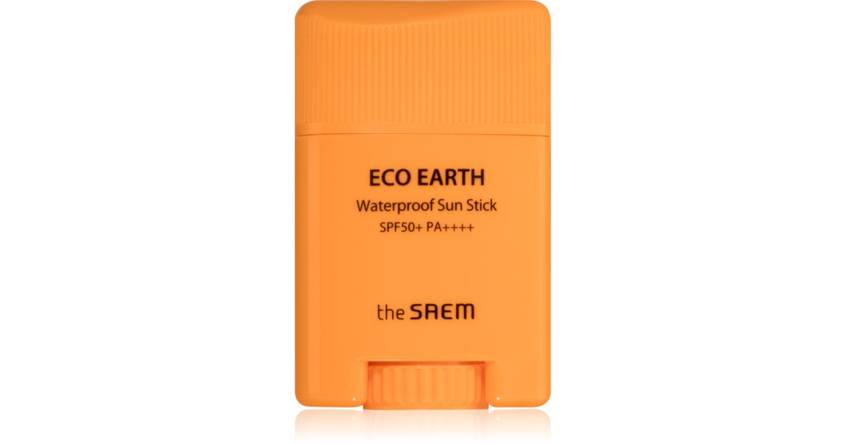 The Saem Eco Earth Waterproof waterproof face sunscreen in a stick ...