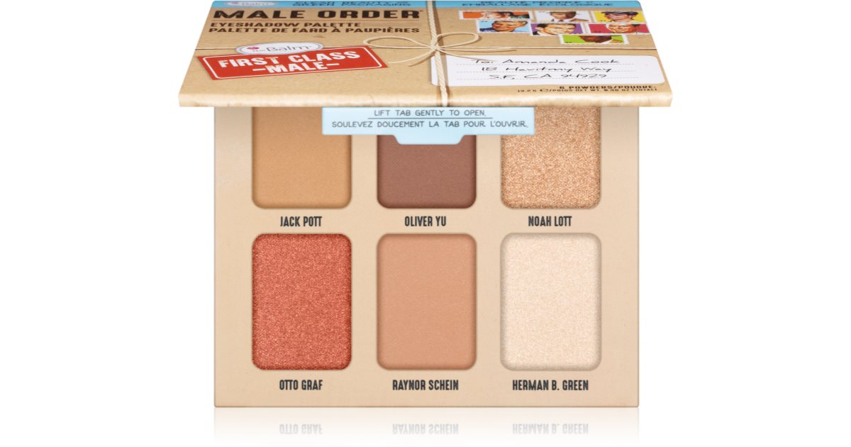 Прегледи на theBalm Male Order® First Class Male палитра сенки за очи ...