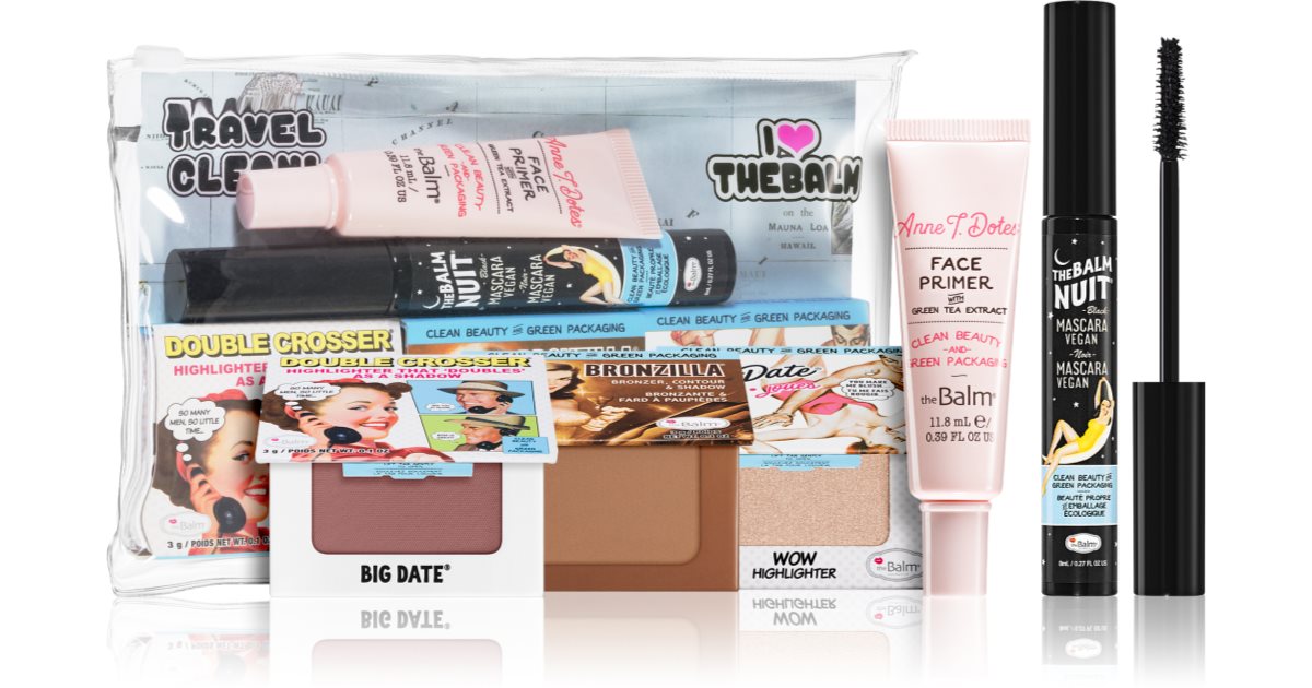theBalm Clean & Green Travel Kit kit da viaggio per un look perfetto ...