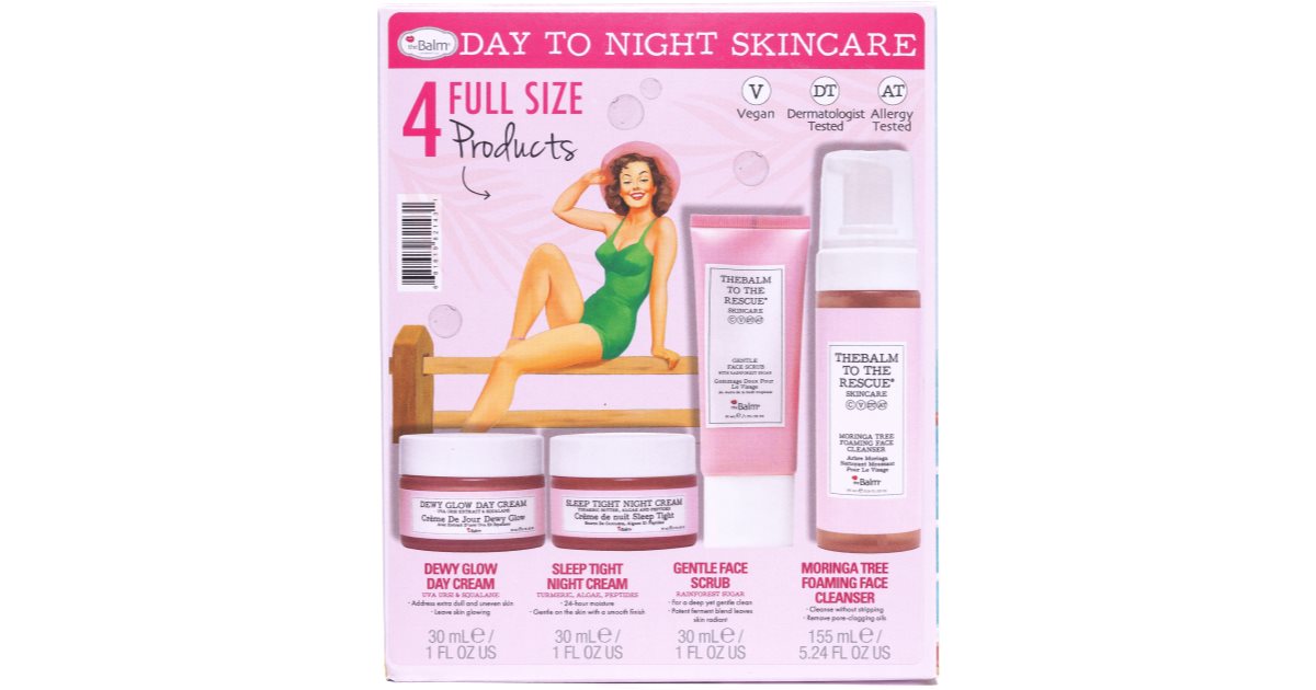 theBalm To The Rescue® Skincare Collection Gift Set day and night ...
