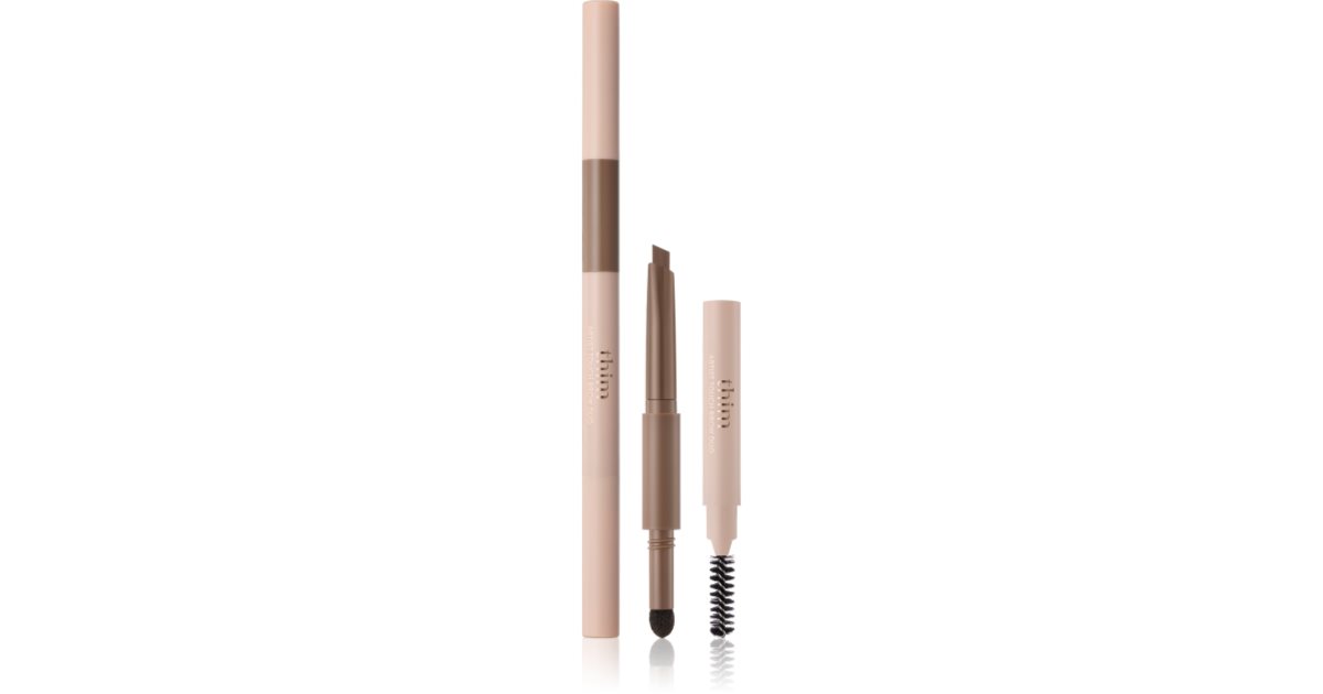 thim Artist Touch Brow Duo dual-ended eyebrow pencil with brush ...