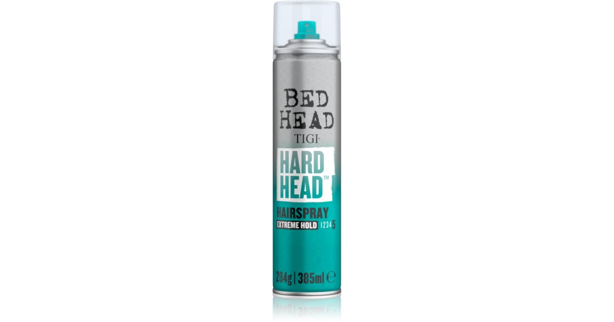 TIGI Hairsprays Hard Head extra strong hold hairspray Review | notino.co.uk