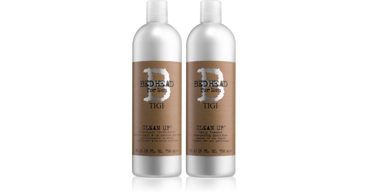 TIGI Bed Head B for Men Clean Up economy pack for all hair types for ...