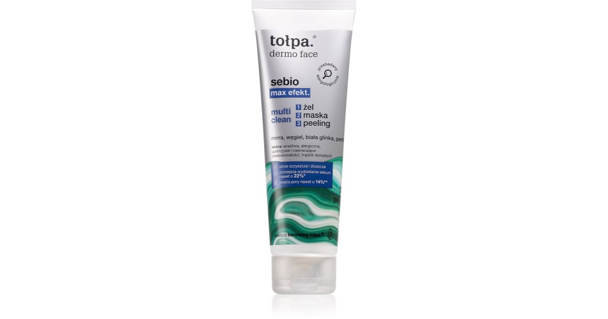 Tołpa Dermo Face Sebio Max Efect Cleansing Mask and Scrub for problem ...