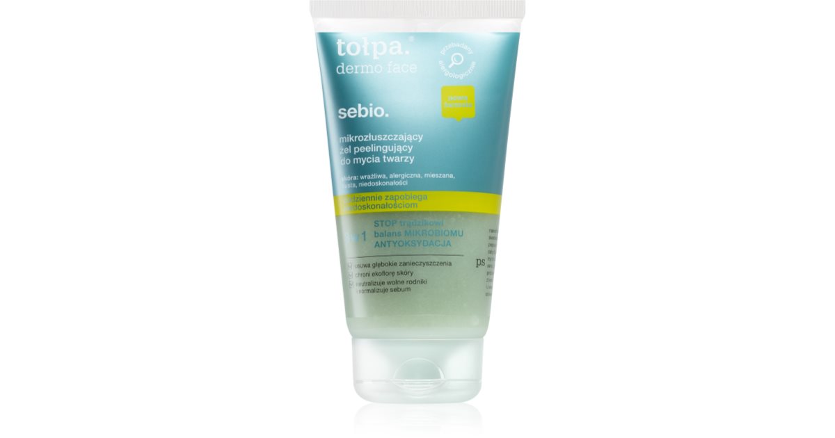Tołpa Dermo Face Sebio Cleansing Gel Scrub for the face | notino.ie