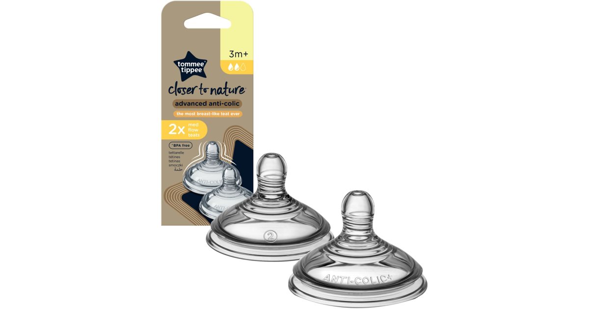 Tommee Tippee Closer To Nature Advanced Anti-colic Teat baby bottle ...