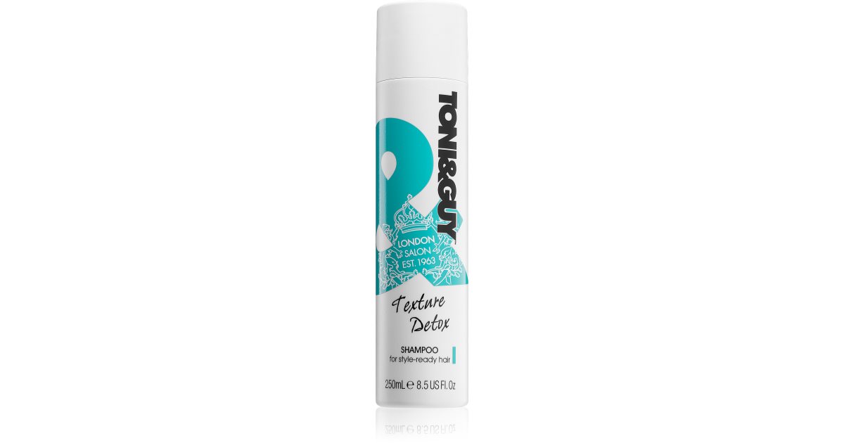 TONI&GUY Texture Detox Hiustenpesuaine Hiuksille Ilman Rakennetta ...
