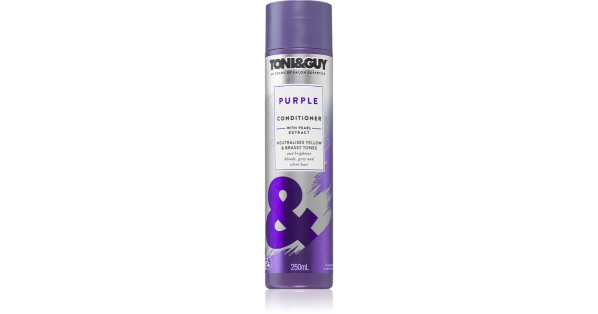 TONI&GUY PURPLE Paarse Conditioner neutraliseert gele Tinten | notino.nl