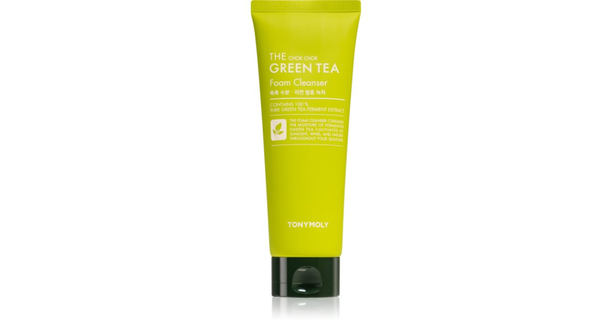 TONYMOLY The Chok Chok Green Tea drėkinamosios valomosios putos su žaliosios arbatos ekstraktu ...
