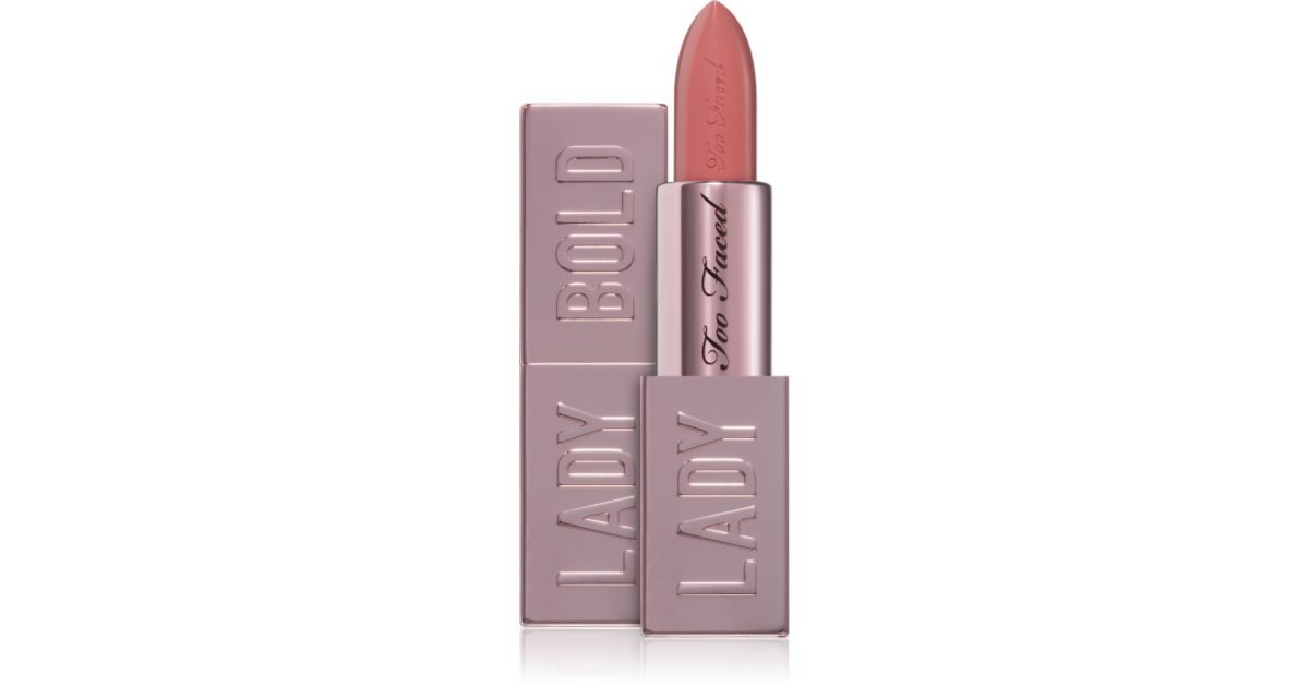 Too Faced Lady Bold Cream Lipstick creamy lipstick with long-lasting ...