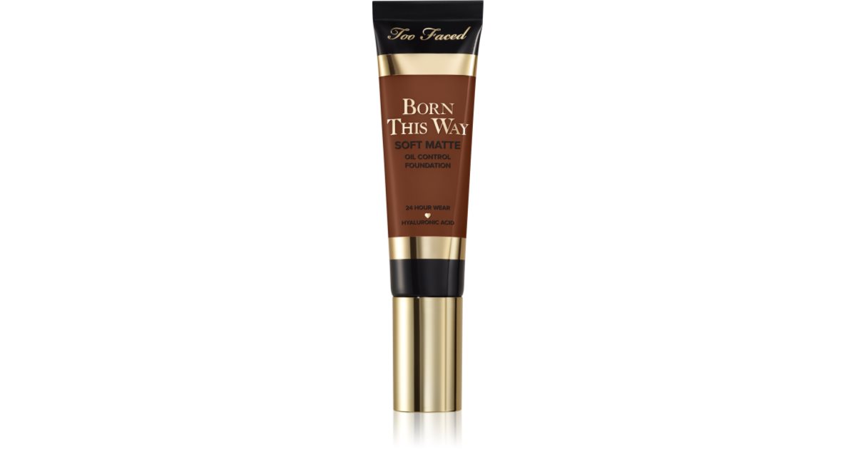 Too Faced Born This Way Soft Matte Foundation mattifying foundation ...