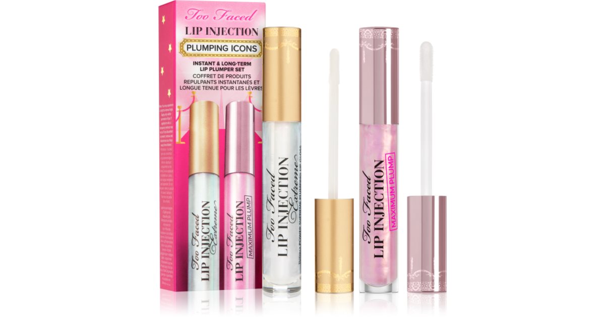 Too Faced Lip Injection Plumping Icons Geschenkset für Lippen | NOTINO
