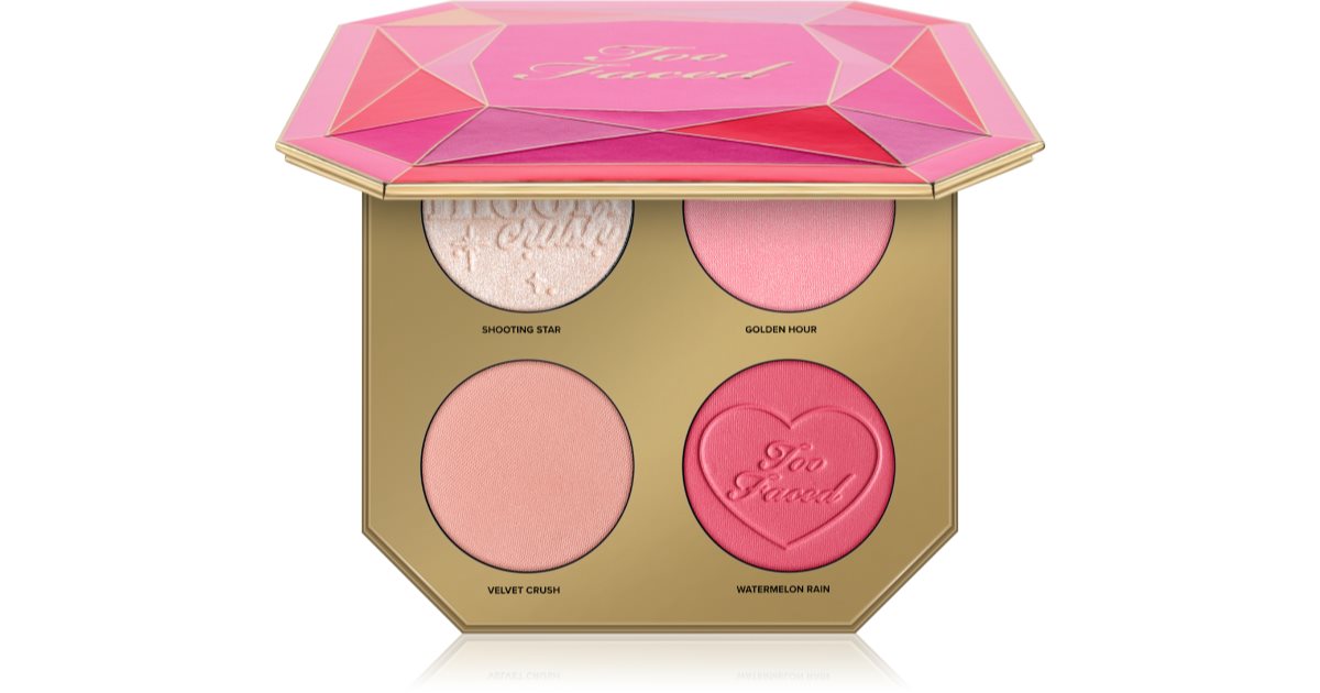 Too Faced Jewel Crush Blush with Illuminator | notino.ie