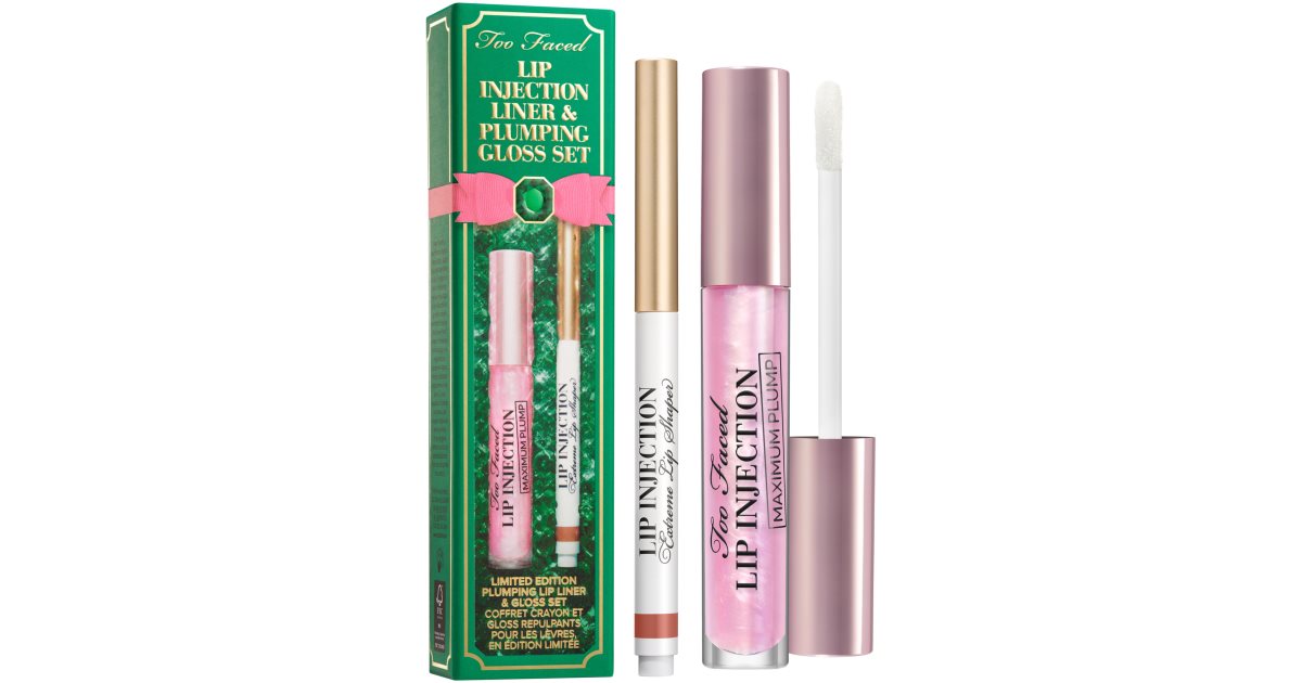Too Faced Lip Injection Liner & Plumping Gloss Set | notino.gr