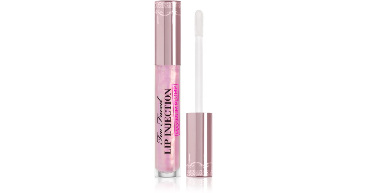 Too Faced Lip Injection Maximum Plump Extra Strength Lip Plumper Gloss ...