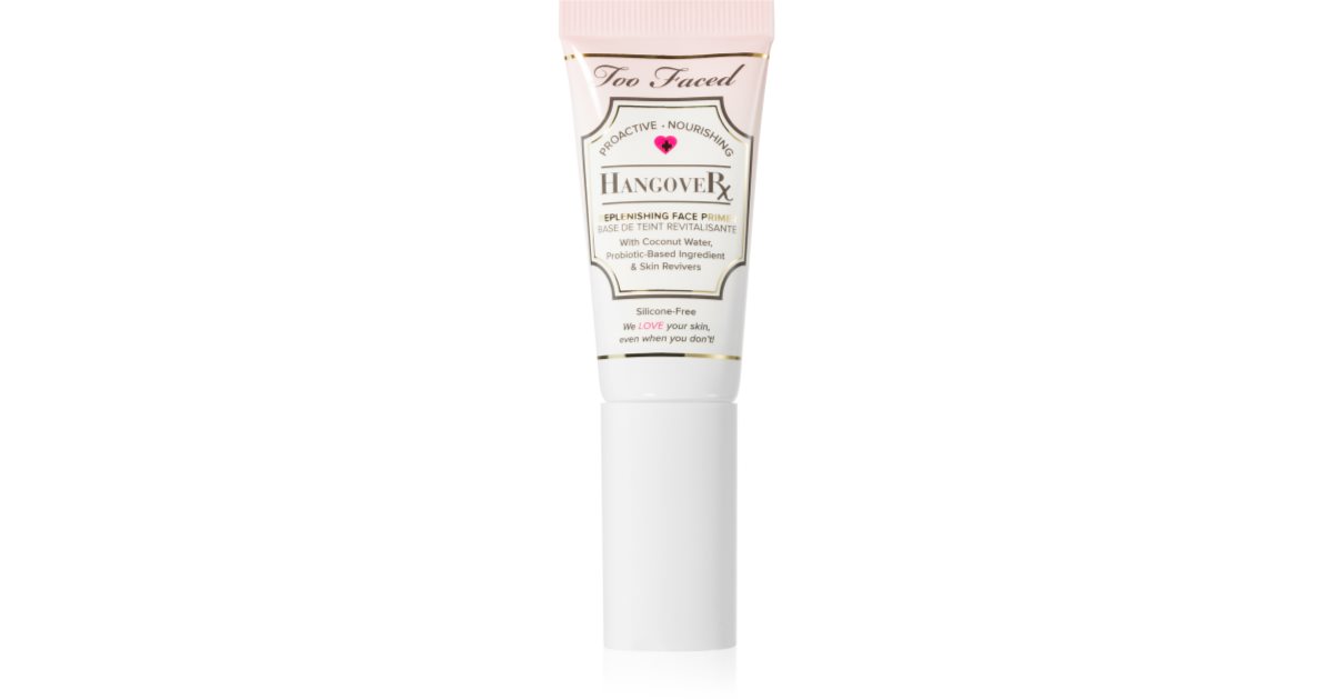 Too Faced Hangover Replenishing Face Primer moisturising makeup primer ...