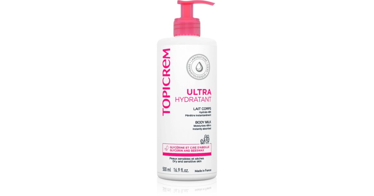 Topicrem UH BODY Ultra-Moisturizing Body Milk deep moisturising body ...