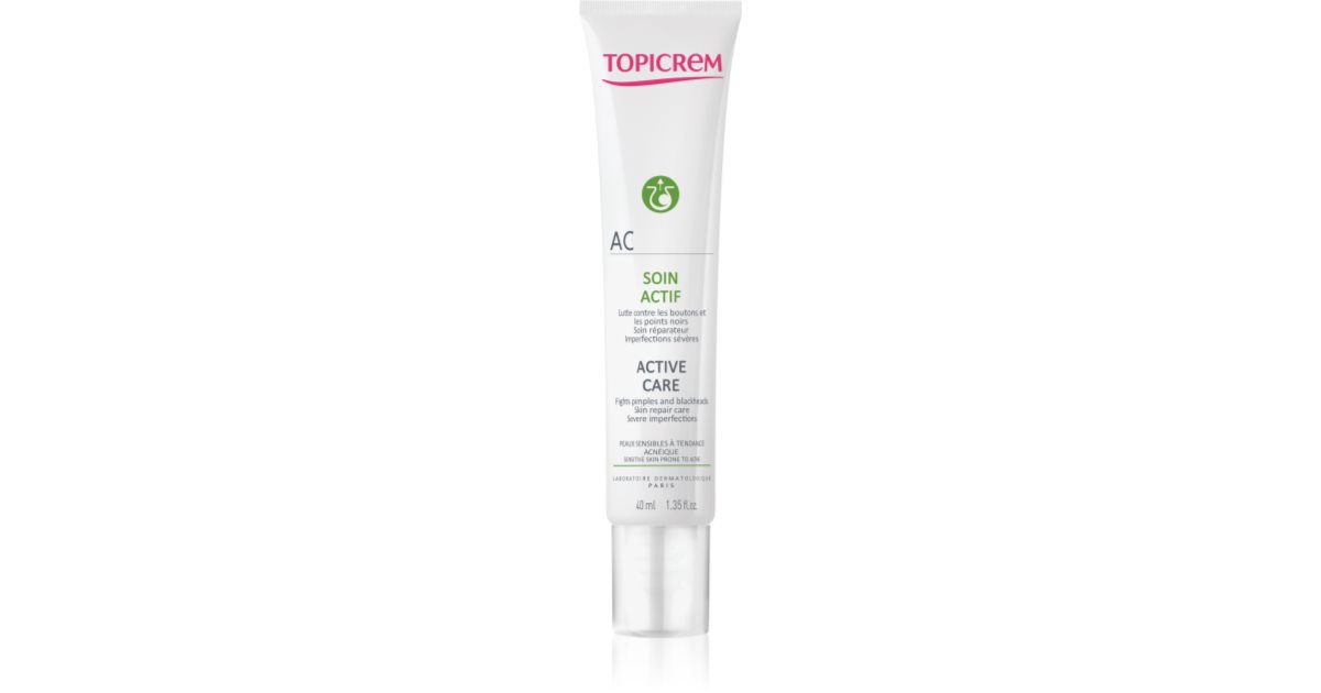 Topicrem AC Active Care Active Treatment for sensitive acne-prone skin ...